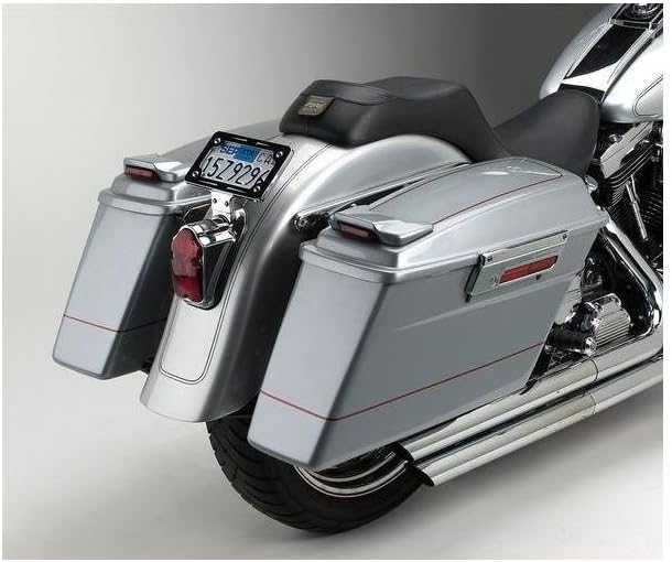 Amazon.com: Cycle Visions Bagger-Tail For Softail - Chrome Bag Mounts ...