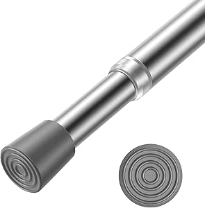 Amazon.com: AIZESI 1pcs Tension Curtain Rod Spring Tension Rod Short ...