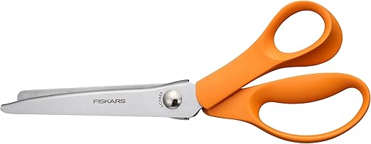 Amazon.com: Fiskars Pinking Shears, Zig-Zag Edge, High Grade Stainless ...