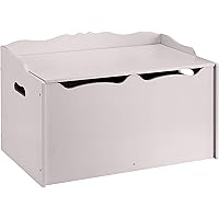 Amazon Basics Kids Wooden Toy Box Storage Chest