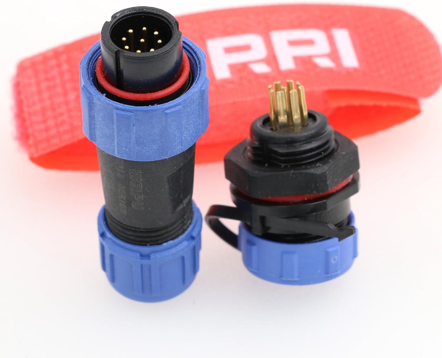 Amazon.com: DRRI Weipu SP13 9Pin Waterproof Connector Industrial ...