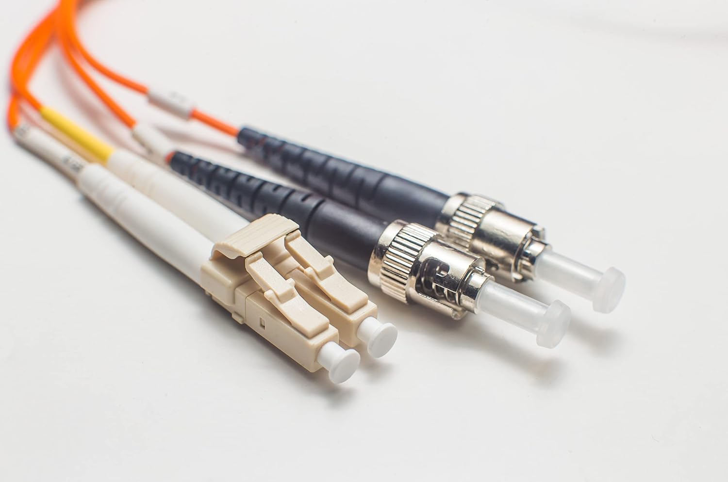 Amazon.com: FCD - 1M OM1 LC ST Fiber Optic Cable | 1G Plenum Duplex 62. ...