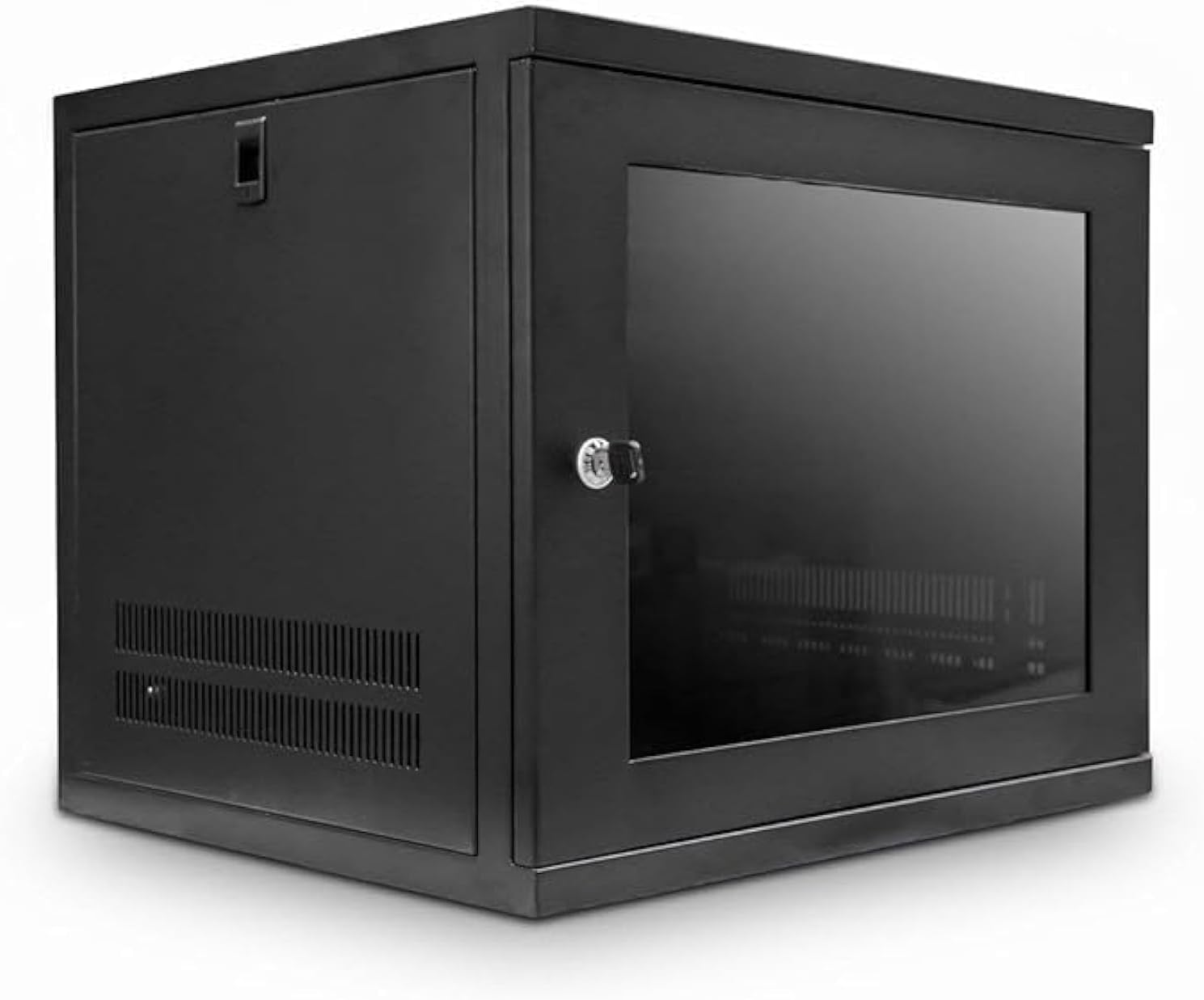 LMS Data Server Rack Data Cabinet - 9U 550mm Deep Wall Mounted 19 Inch ...