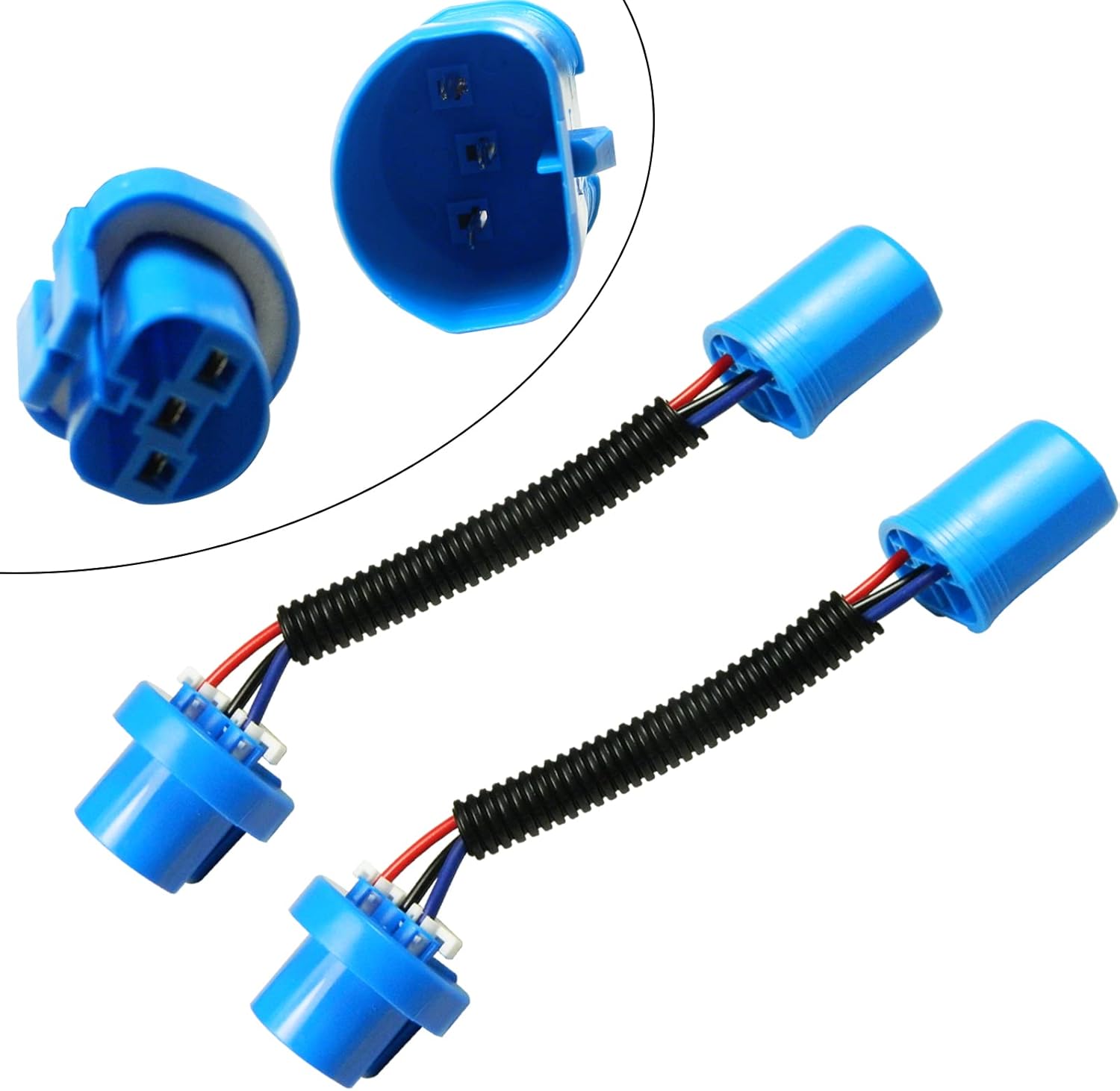 Amazon.com: Xotic Tech 2pcs 9004 9007 HB5 Male/Female Pigtail Wire ...