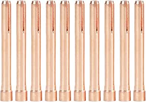 10Pcs 10N24 Welding Torch Collets 2.4mm, Welding Torch Collets Heat ...