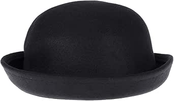 BESPORTBLE Cappello a Bombetta da Donna a Cupola in Lana con Bordo ...