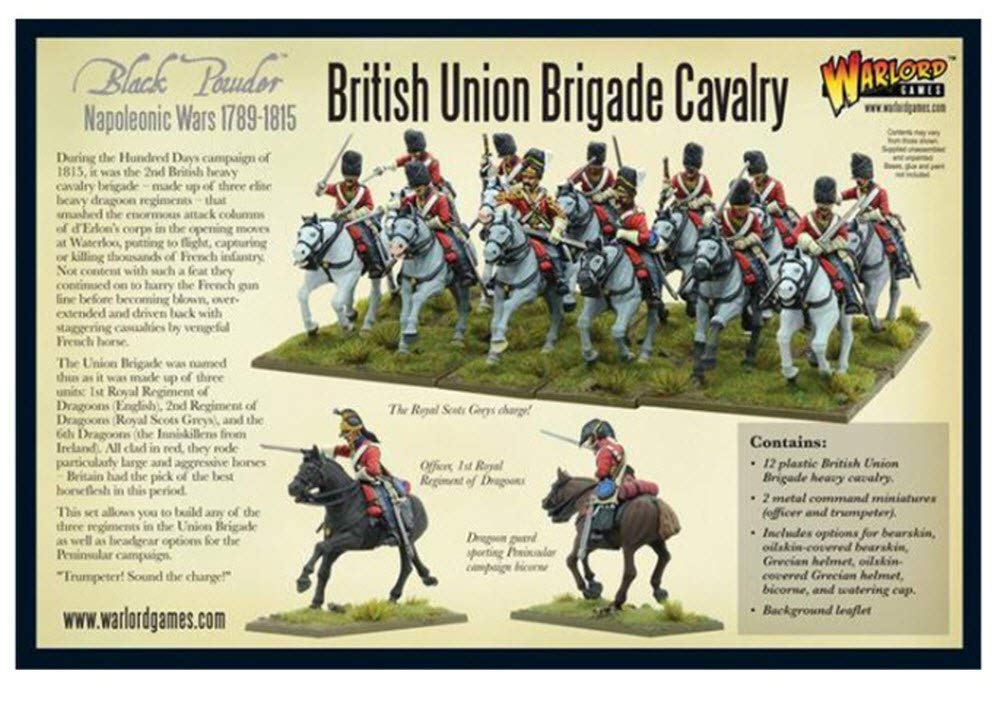 Warlord 1002 - British Napoleonic Union Brigade Cavalry - 12x ...