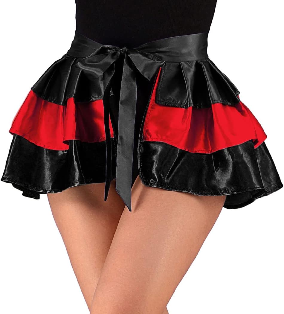 Amazon.com: TWINKLEDE Bustle Skirt Circus Costume Tie on Skirts Rave ...