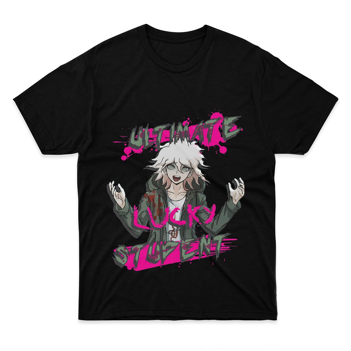 Amazon.com: Mens Womens Tshirt Nagito Cotton Komaeda Unisex The Shirt ...