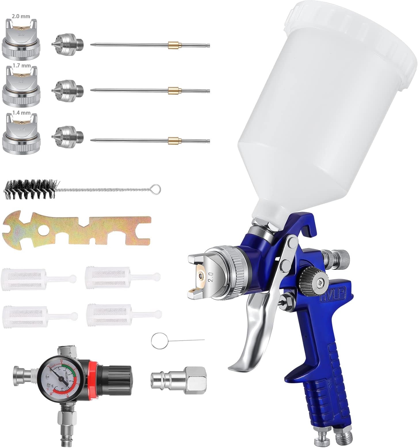 221274 Suction Type Paint Spray Gun Car Body Truck Furniture Repair 1 ...