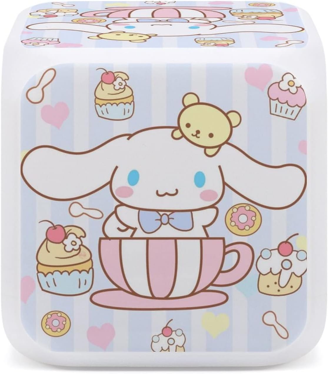 Amazon.co.jp: Cinnamoroll Alarm Clock, Children's Character Alarm Clock ...