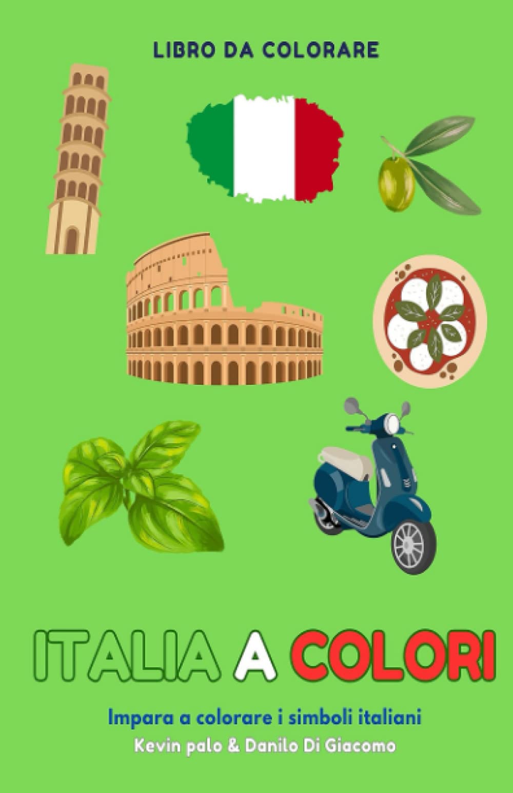 Italia Da Colorare Libro Da Colorare Per Bambini Con 40 | Desertcart Kenya