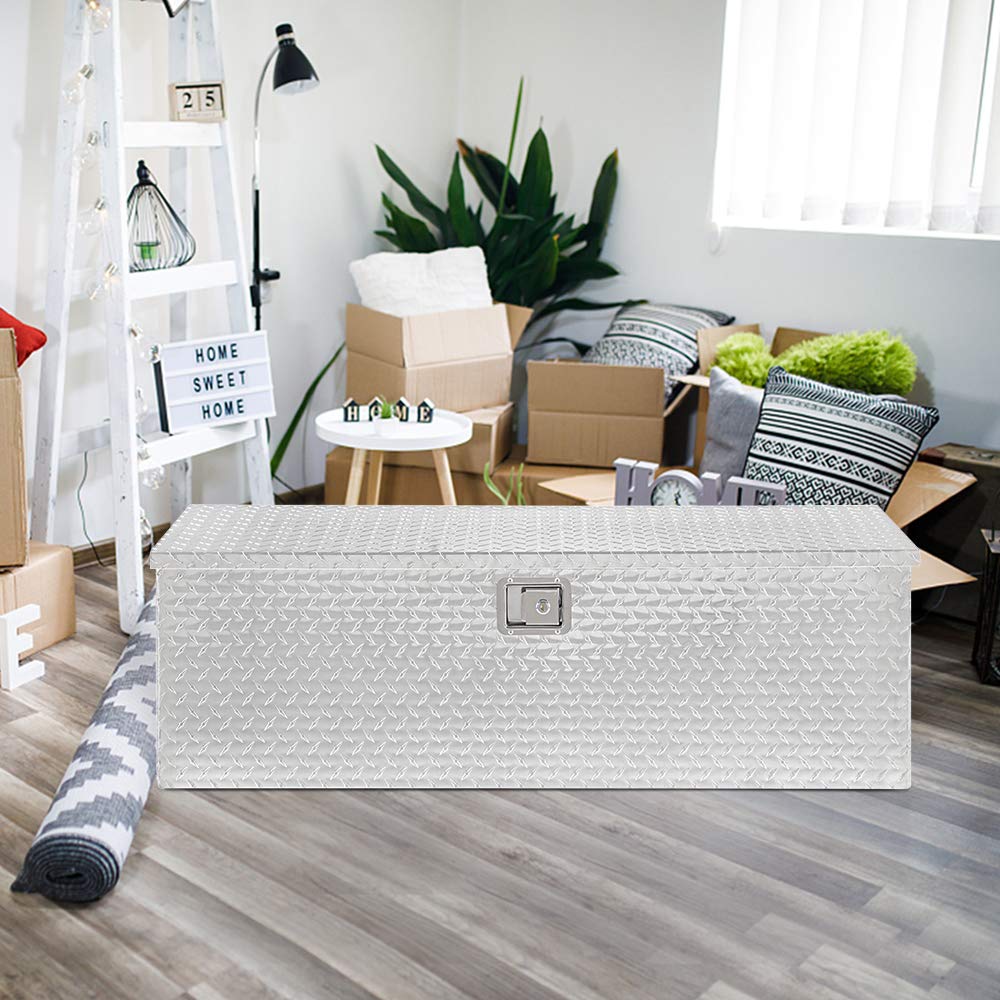 TUFFIOM 48 inch Heavy Duty Aluminum Truck Tool Box, Diamond Plate ...