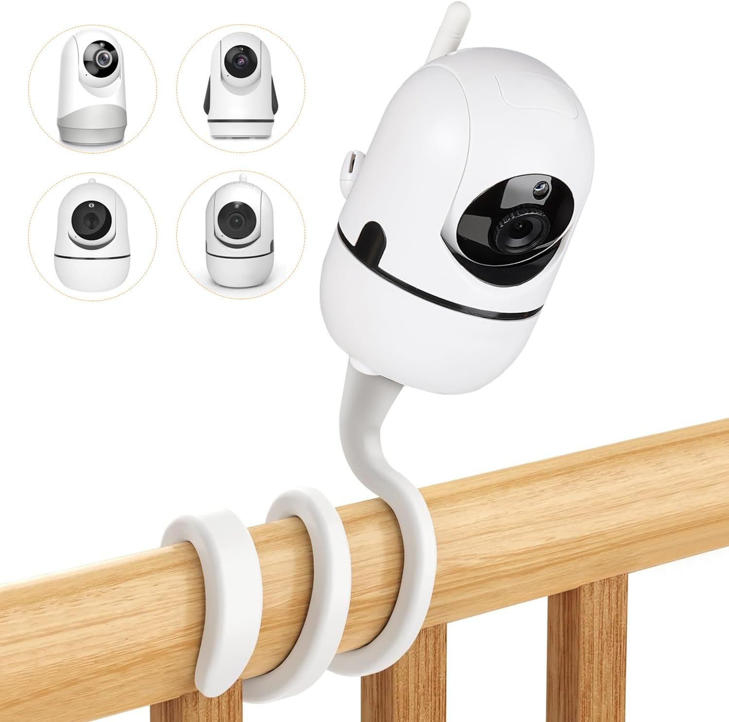 Amazon.com: Baby Monitor Mount for HelloBaby HB6550/HB65/HB6339/HB66/HB6550Pro, Baby Ganibs ...