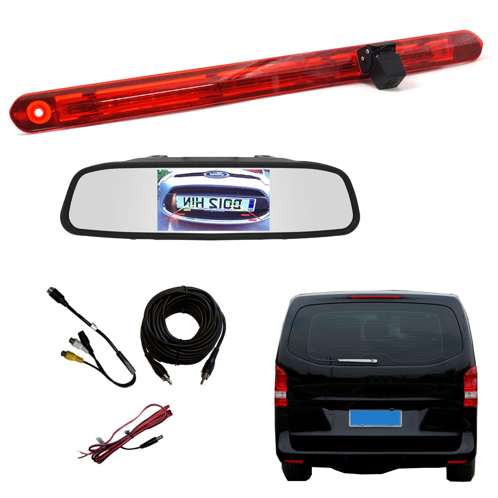 Dolphin Automotive Rear Brake Light Reversing Camera For Mercedes Vito ...