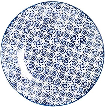 Nicola Spring 6 Piece Hand-Printed Side Plate Set - Japanese Style ...