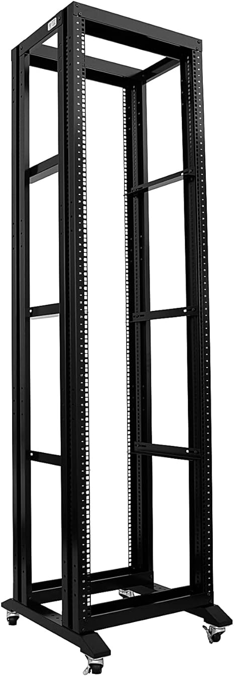 Amazon.com: Raising Electronics Server Rack Open Frame Rack 4 Post 19 ...