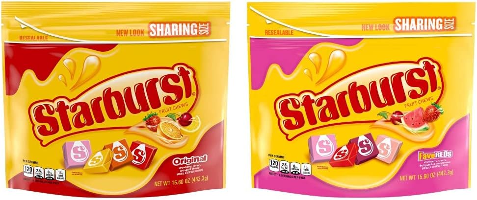 Amazon.com : Starburst Assorted Flavors Fresh Candy Bulk Wholesale ...