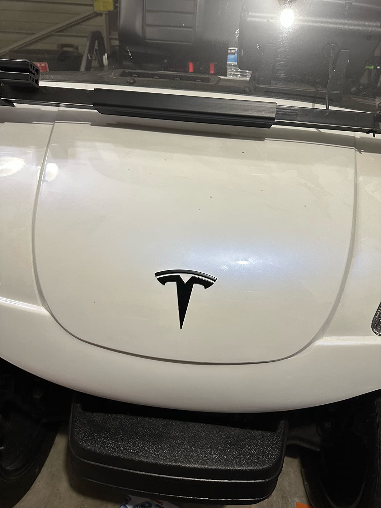 $5/mo - Finance 3D Metal Emblem Sticker for Model 3, 2Pcs - Front Hood ...