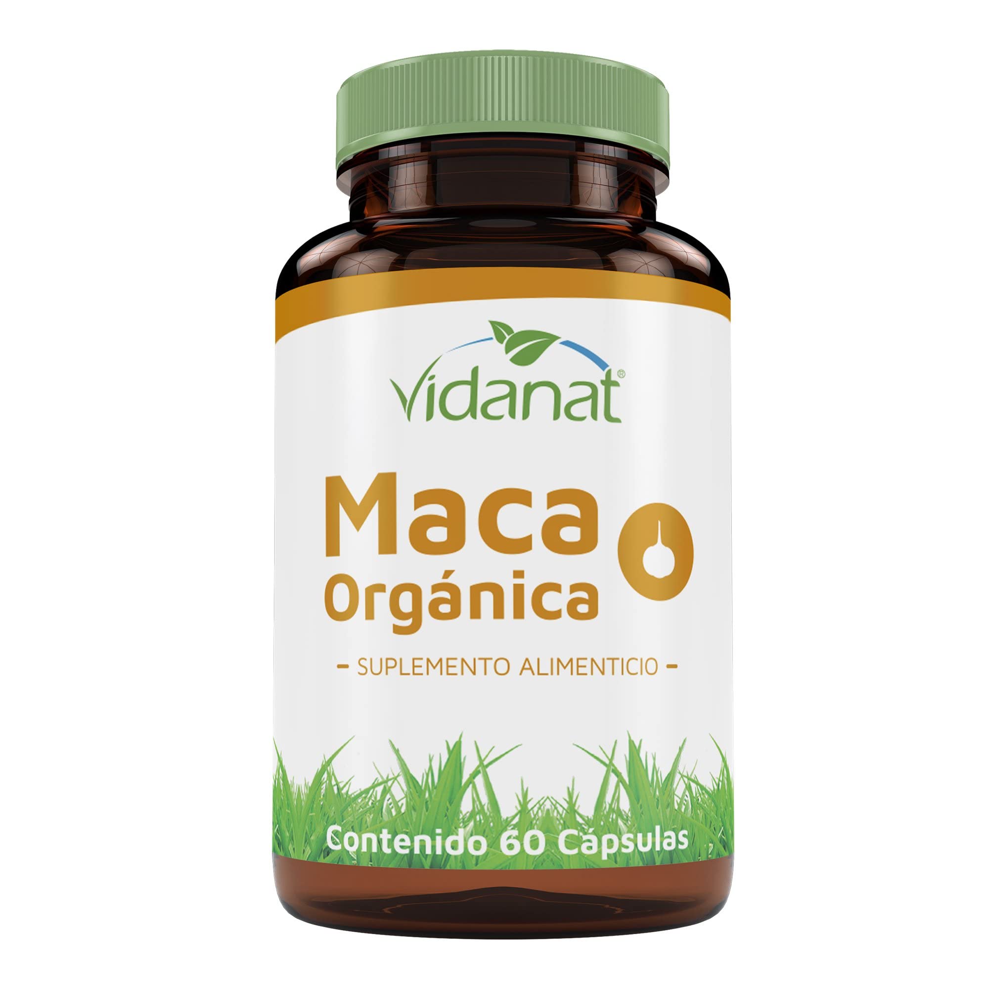 Vidanat Maca organica - 60 Cápsulas : Amazon.com.mx: Salud y Cuidado ...