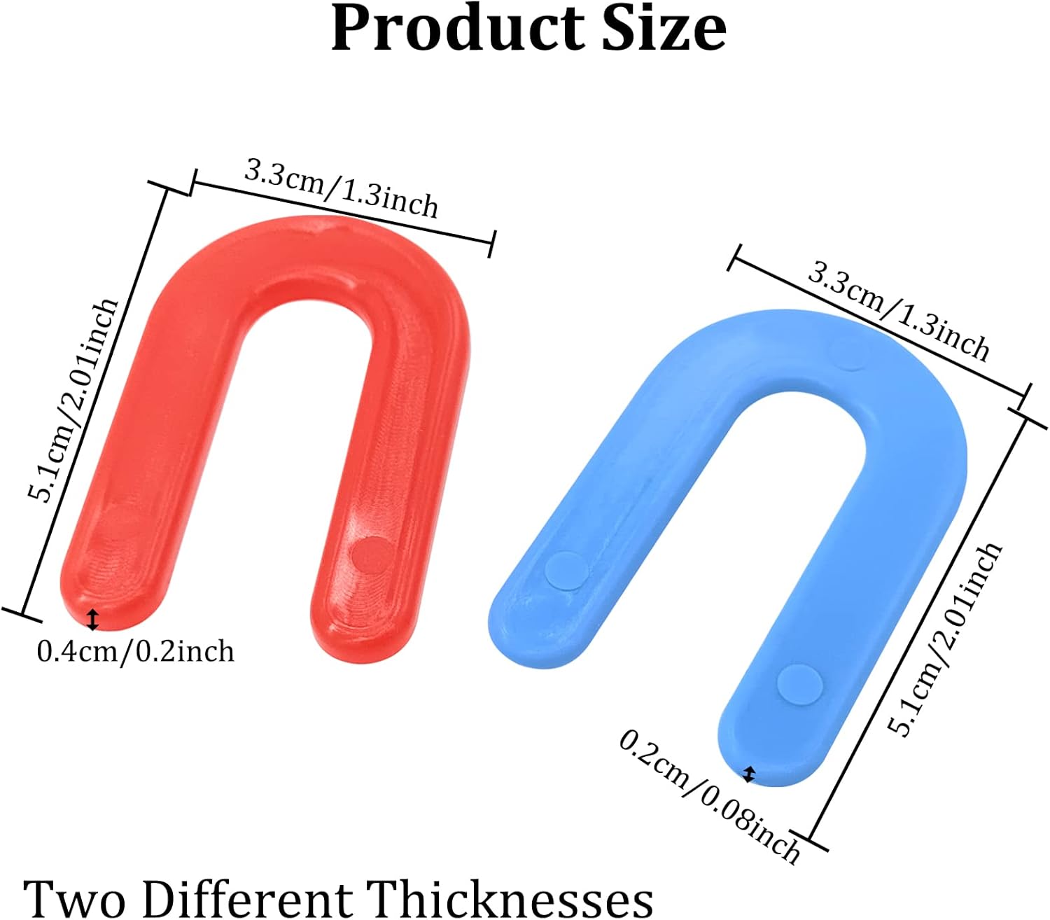 Buy 200 Pack Plastic Shims Structural Horseshoe U Shaped Tile Plastic ...