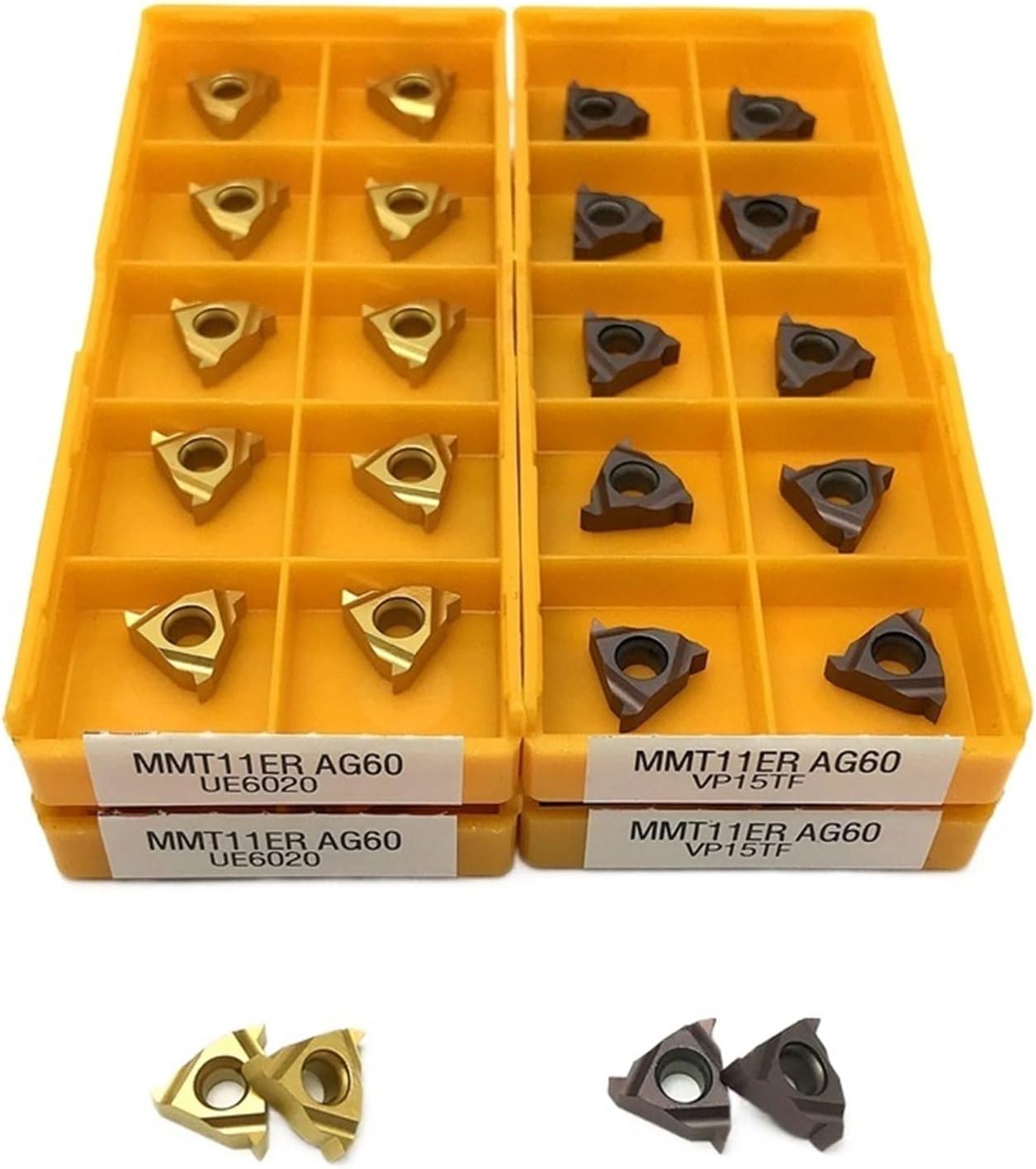 Amazon.com: OSSIL Indexable Carbide Turning Blade 10pcs 11ER 11IR AG60 ...