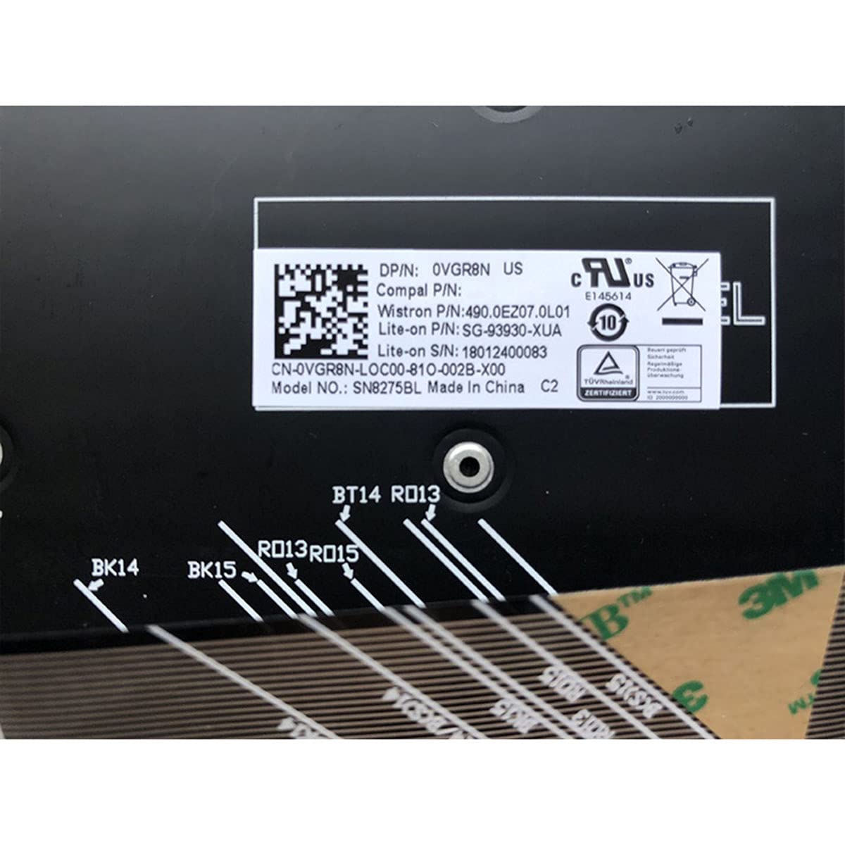 Backlit Keyboard For Dell Inspiron 7386 Replacement Backlit Keyboard ...