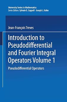 Amazon | Introduction to Pseudodifferential and Fourier Integral ...