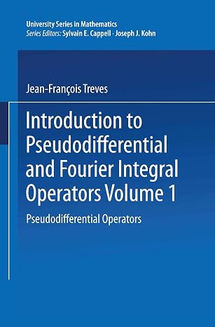 Amazon | Introduction to Pseudodifferential and Fourier Integral ...
