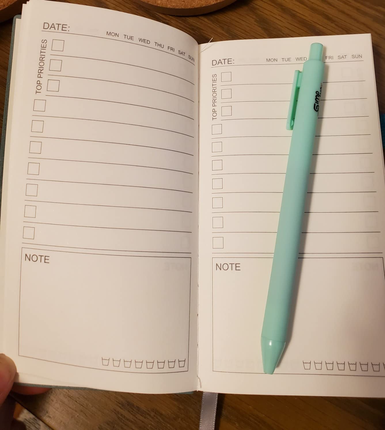 Amazon.com : SIMPWAY Pocket To Do List Notebook with Pen Sets, 5 Pack 3 ...