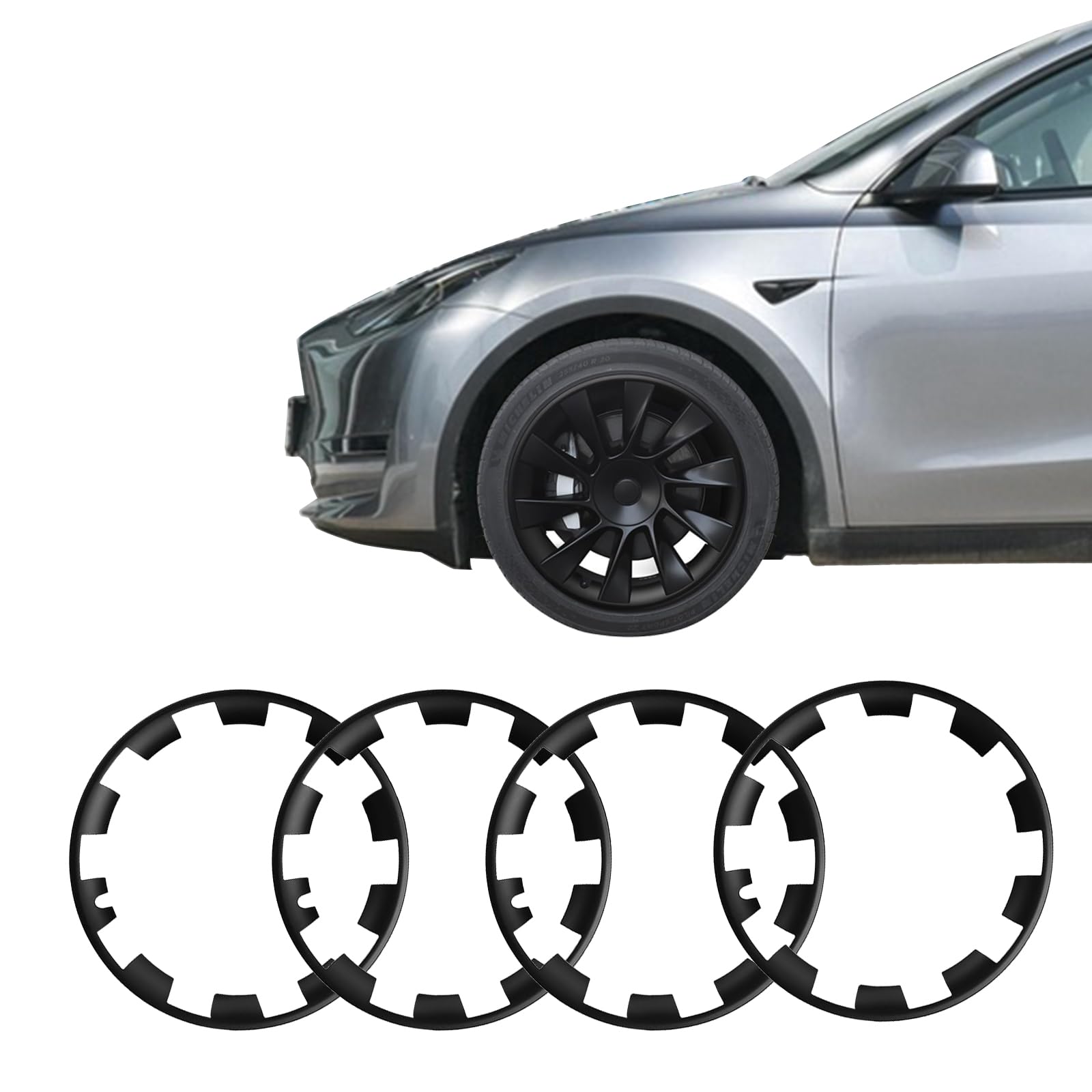 Amazon.com: Tesla Model Y 20-inch Rim Protector Hubcap, Induction Rim ...