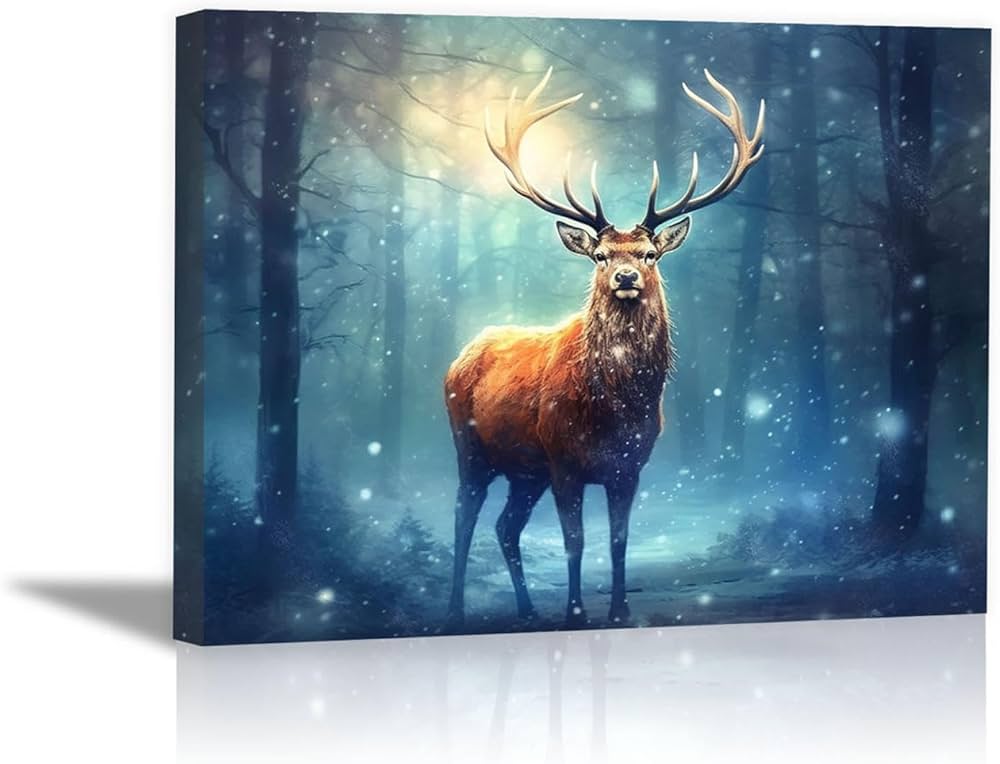 Dipinti Di Cervi Facili Quadri Su Tela Cervi • Pixers® Viviamo