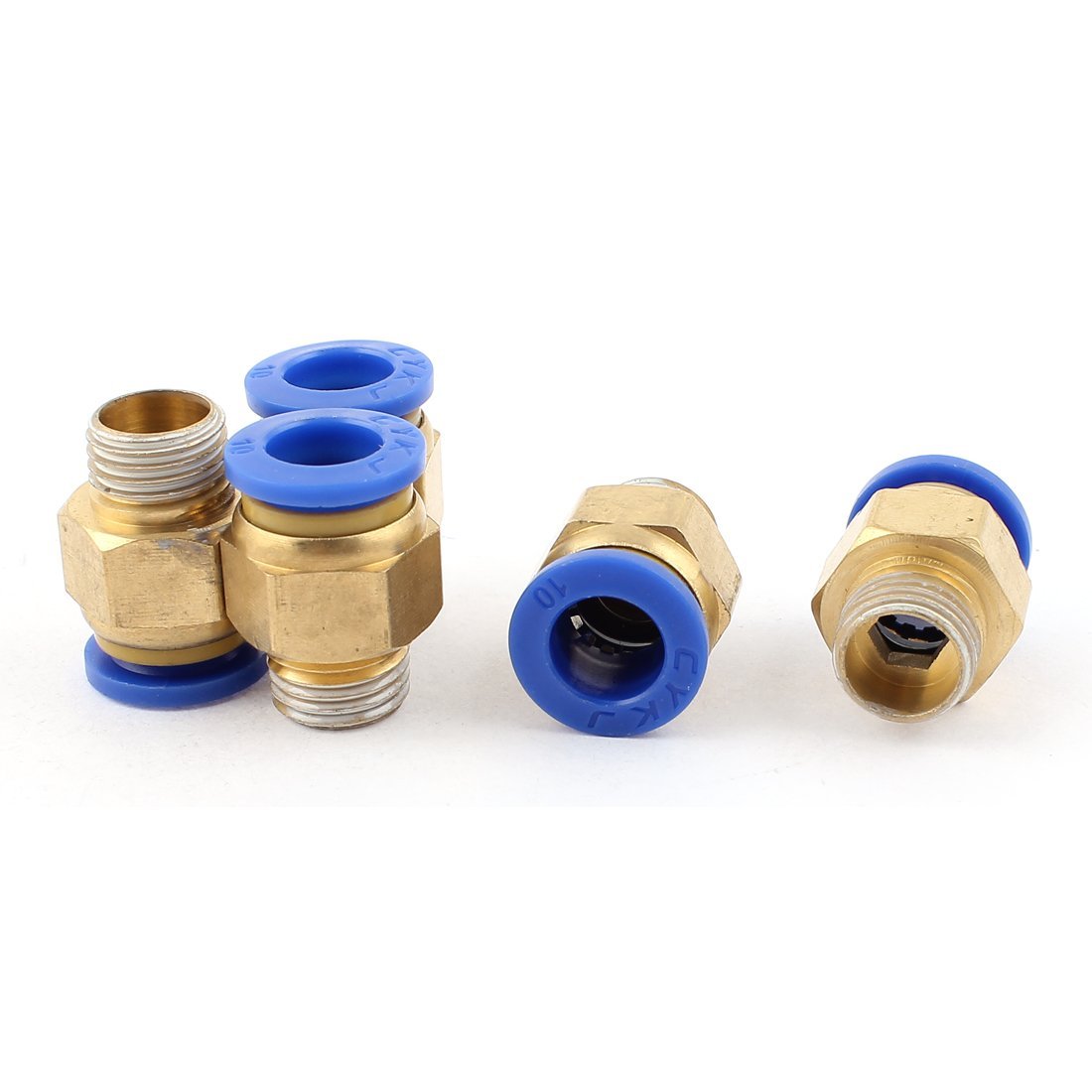 SJT® 10mm Tube to 1/4BSP Pneumatic Air Quick Connect Fitting Coupler 5 ...