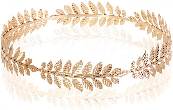 Roman Emperor Crown Gold Leaf Crown Laurel Wreath Goddess Tiara Roman ...