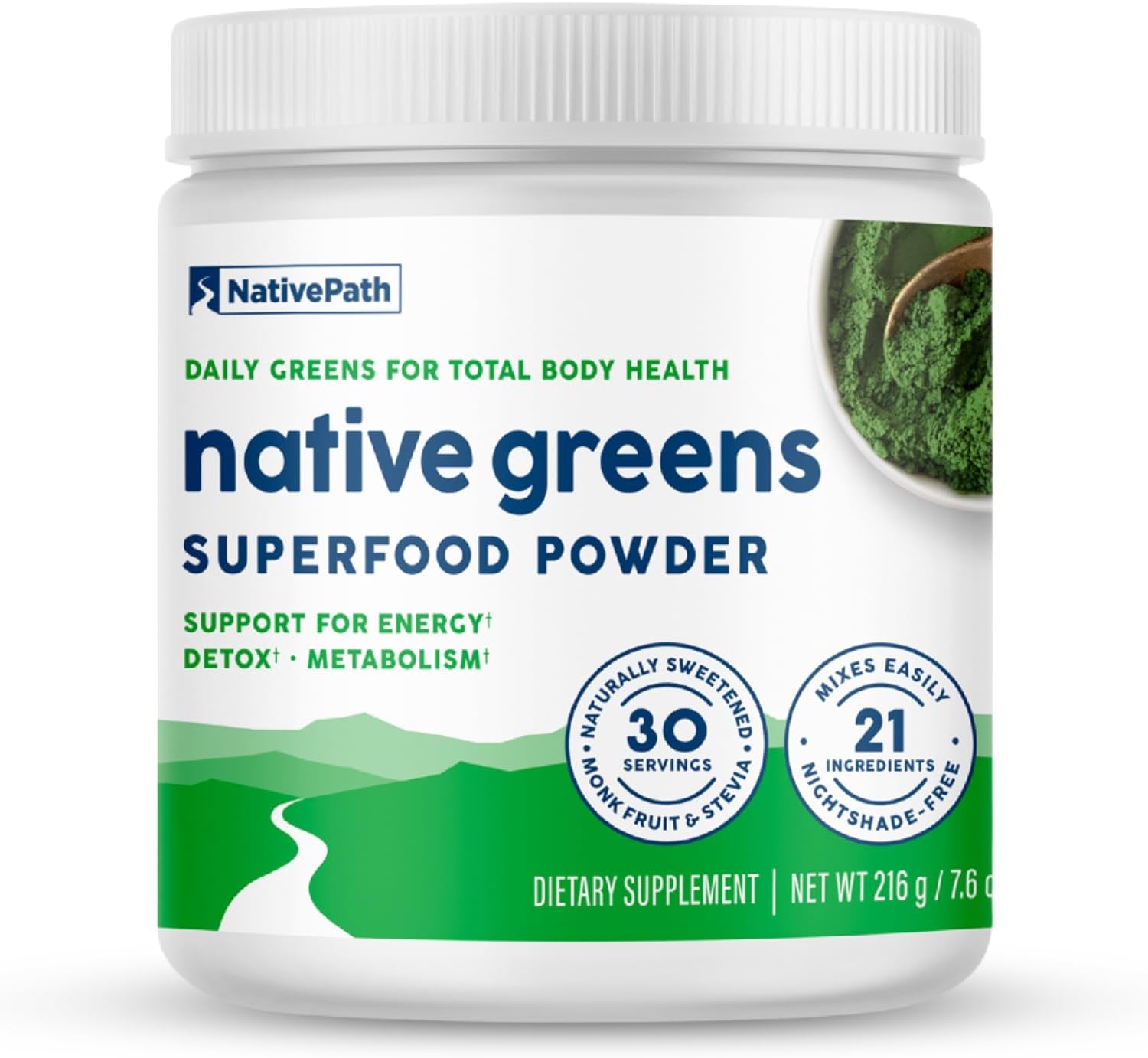 Amazon.com: NativePath Native Greens Superfood Powder - Daily Super ...