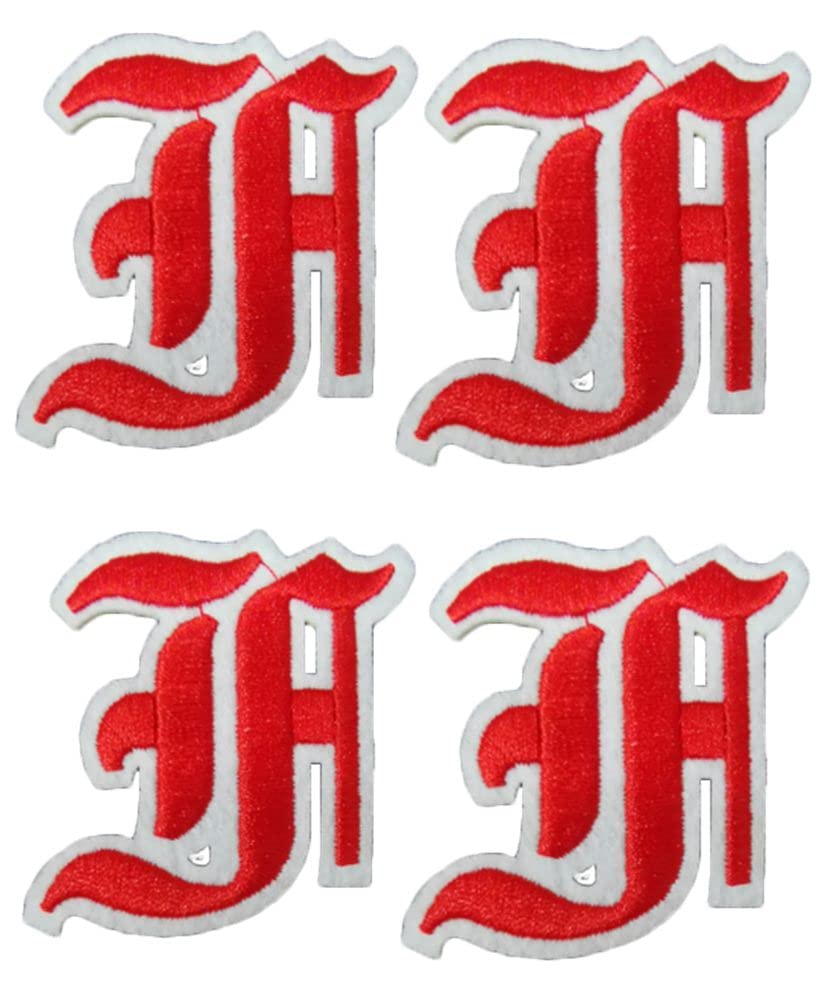 Amazon.com: Gothic Sew On or Iron On Letters Old English Letters F ...