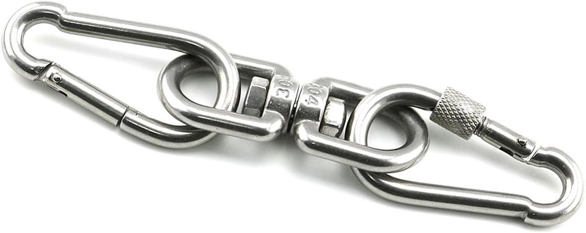 Amazon.com: Lind Kitchen 1PCS M6 Double Ended Swivel Eye Hook 304 ...