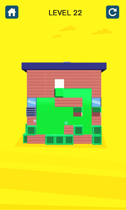 House Color Paint Roller Swipe - Maze Painting Puzzle - App on the ...