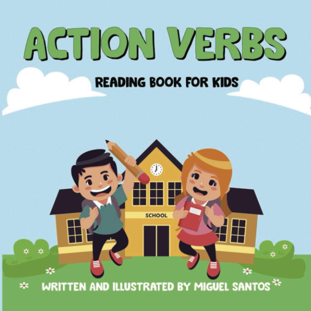 Action Verb: Verbs Activity Book For Kids: Santos, Miguel ...