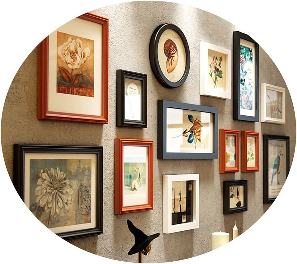 Photo Frame Set Retro Photo Wall Decoration Vintage Photo Frame Wall ...