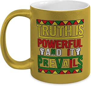 Amazon.com: Black History Month Coffee Mug - Truth and Power Black ...