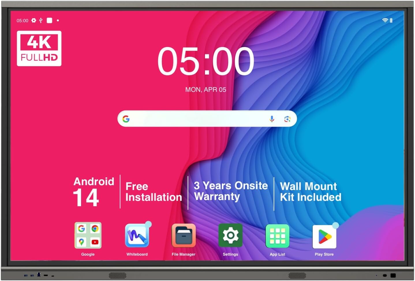 Maxhub Interactive Flat Panel 75" | With Ops | 3840 X 2160 | Best For ...