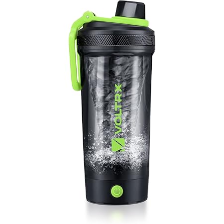 VOLTRX Shaker-Flasche, Gallium USB C wiederaufladbarer elektrischer Protein-Shake-Mixer, Shaker ...