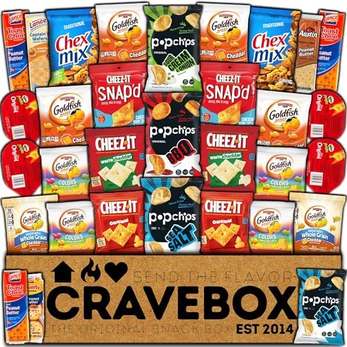 Amazon.com: CRAVEBOX Chips and Crackers (Snack Box Mix) Easter Treats ...