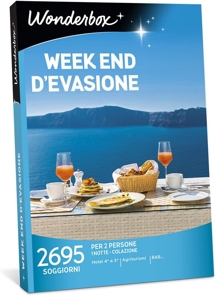 Wonderbox - Weekend D'evasione | Pacchetto Viaggio Regalo per Due ...