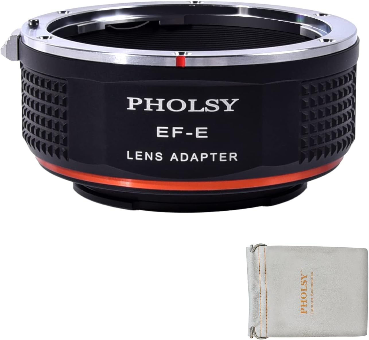 Amazon.com : PHOLSY Manual Focus Lens Adapter Compatible with Canon EOS ...