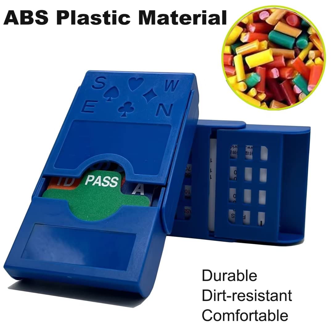 Snapklik.com : Bridge Bidding Boxes Set Of 4,Premium Bridge Kit Bid ...