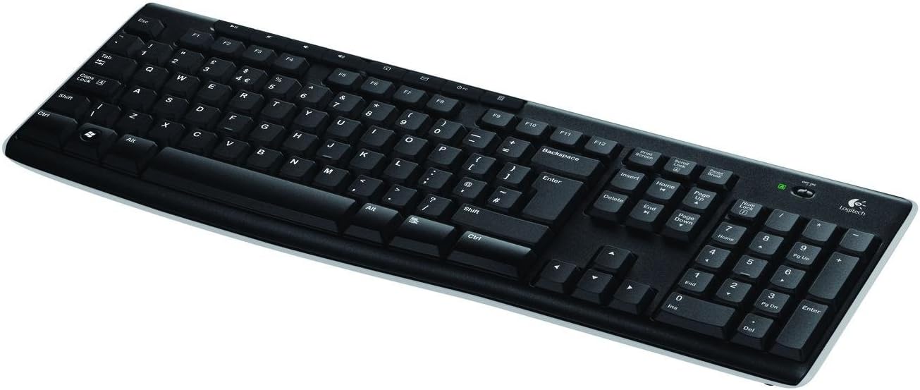 Logitech Wireless Keyboard K270 Radio Transfer, PC / Mac, Keyboard ...