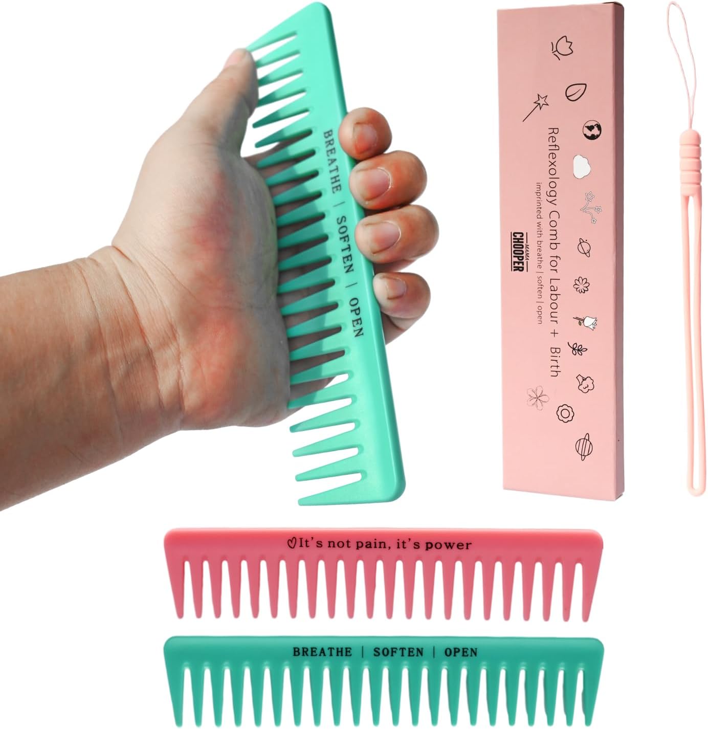 Amazon.com : 2pcs Labour/Birthing Comb for Labor Contraction and ...