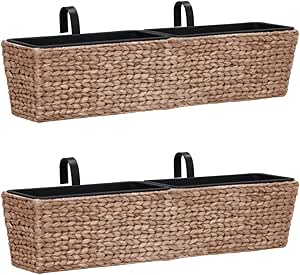 Amazon.com : BIGBARLEY Rustic Elegent Garden Raised Beds, 2 pcs Garden ...
